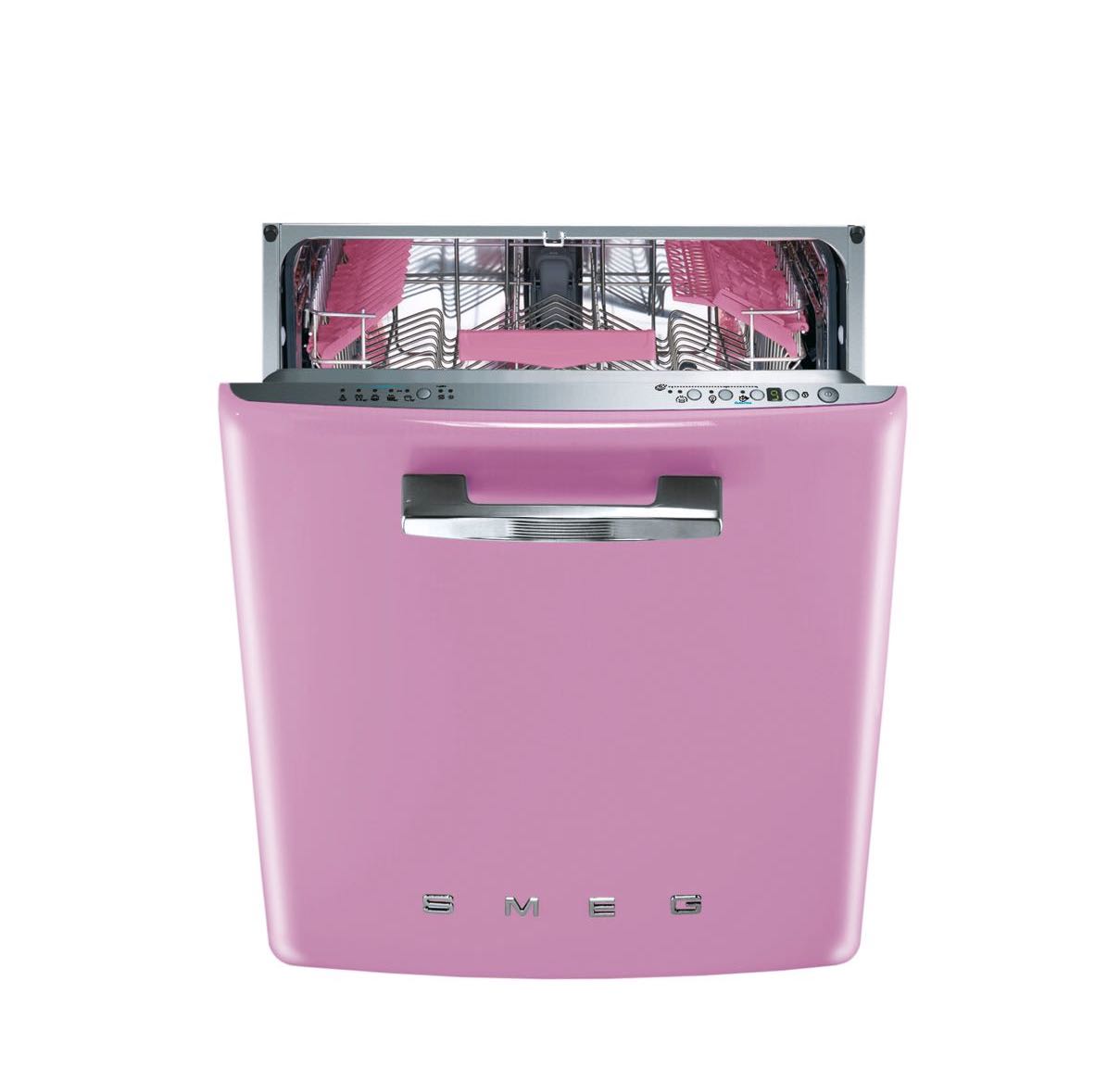 Smeg Geschirrspüler rosa pink | KÜCHEN JOURNAL